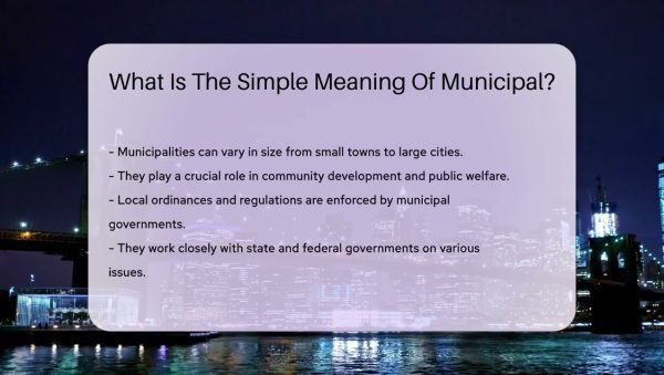 Municipal: Definition, Meaning, and Importance Explained
