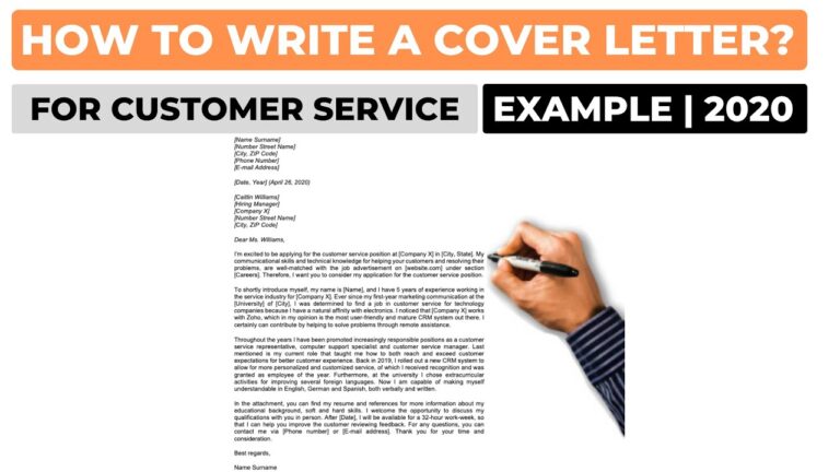 STAND OUT with an Effective Cover Letter for Customer Service!