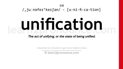 Unify Definition & Meaning: What Unifies and Unifying Mean